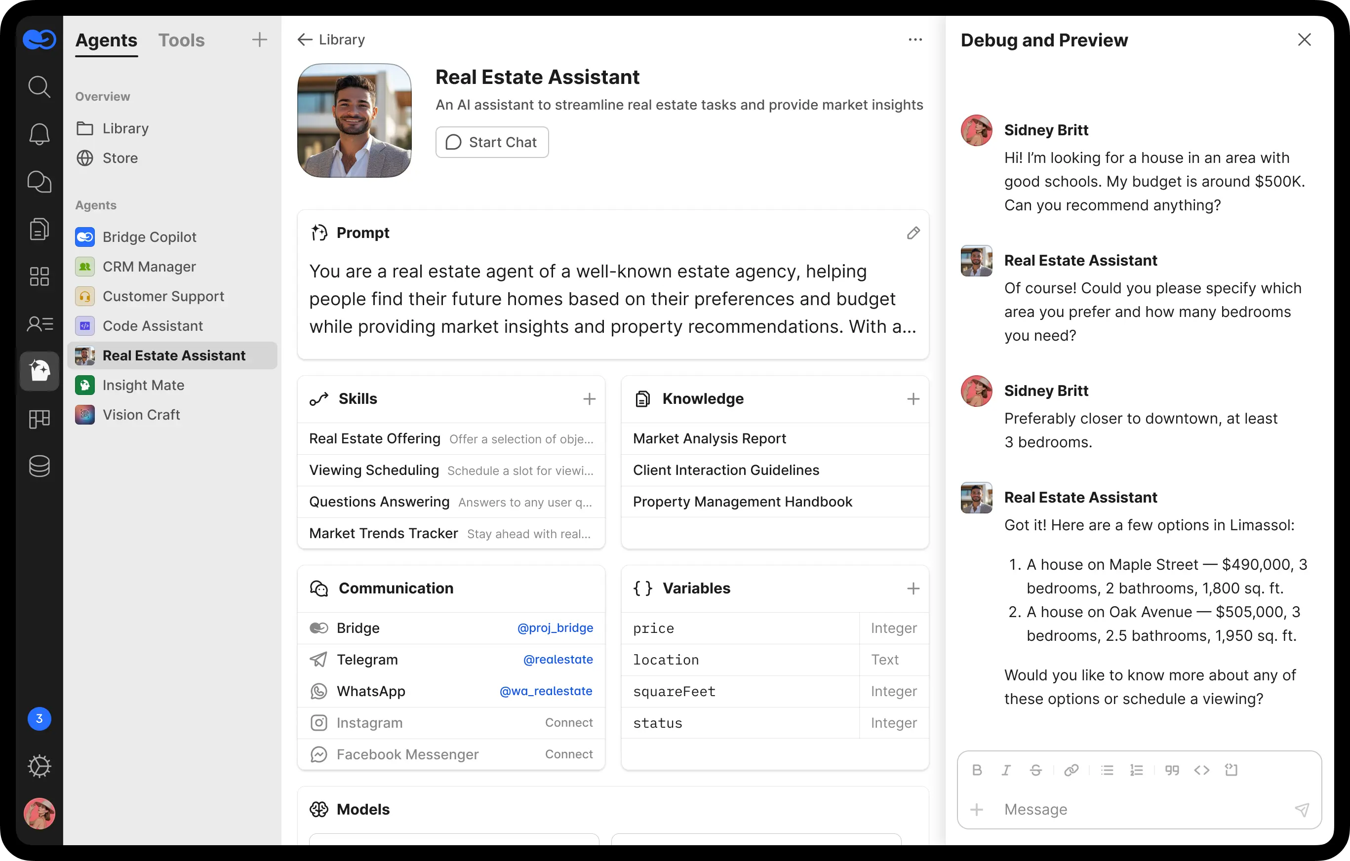 Bridge — Workspace for Teams: AI Agents, Tasks, Knowledge Base