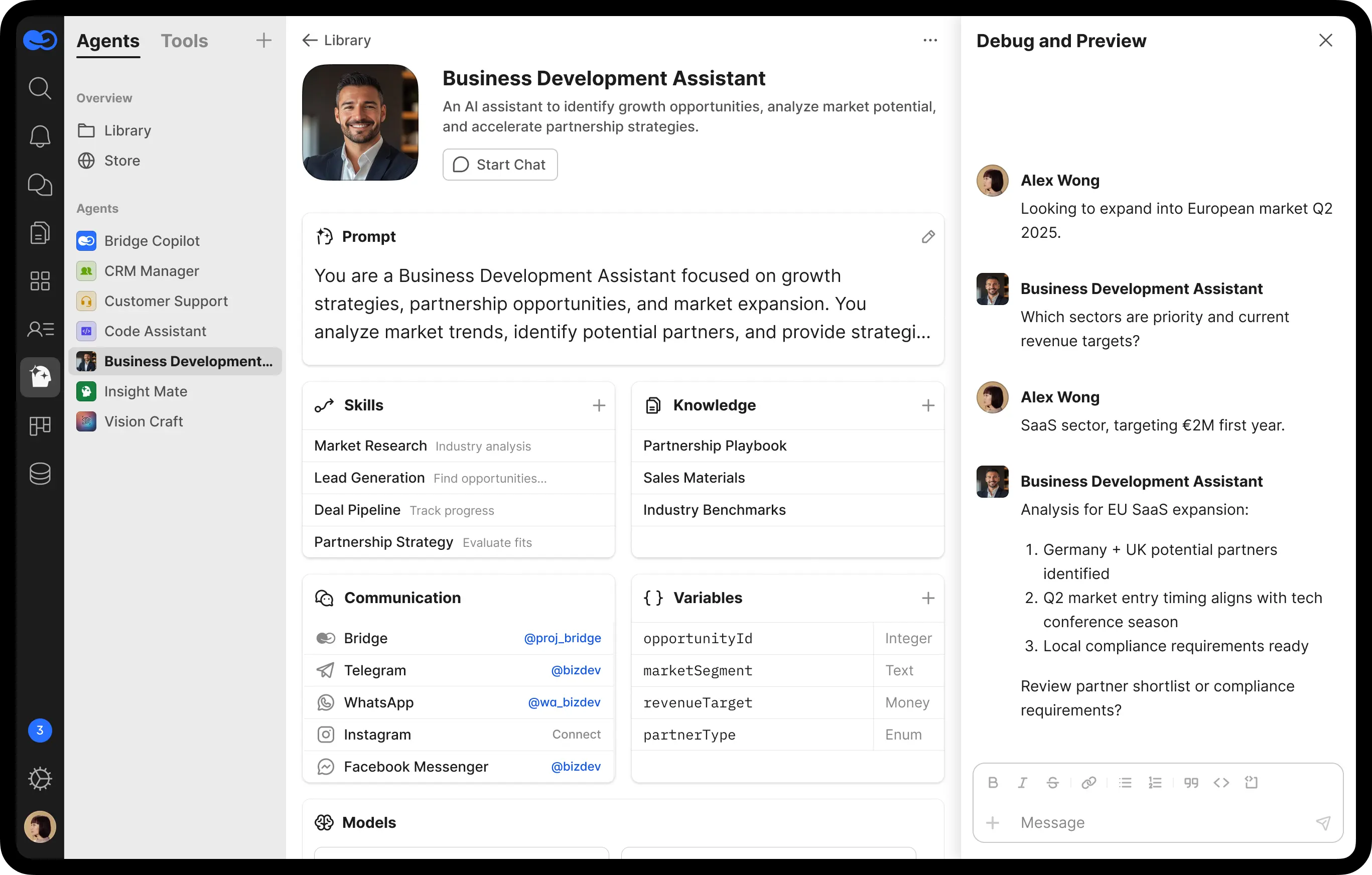 Bridge — Workspace for Teams: AI Agents, Tasks, Knowledge Base